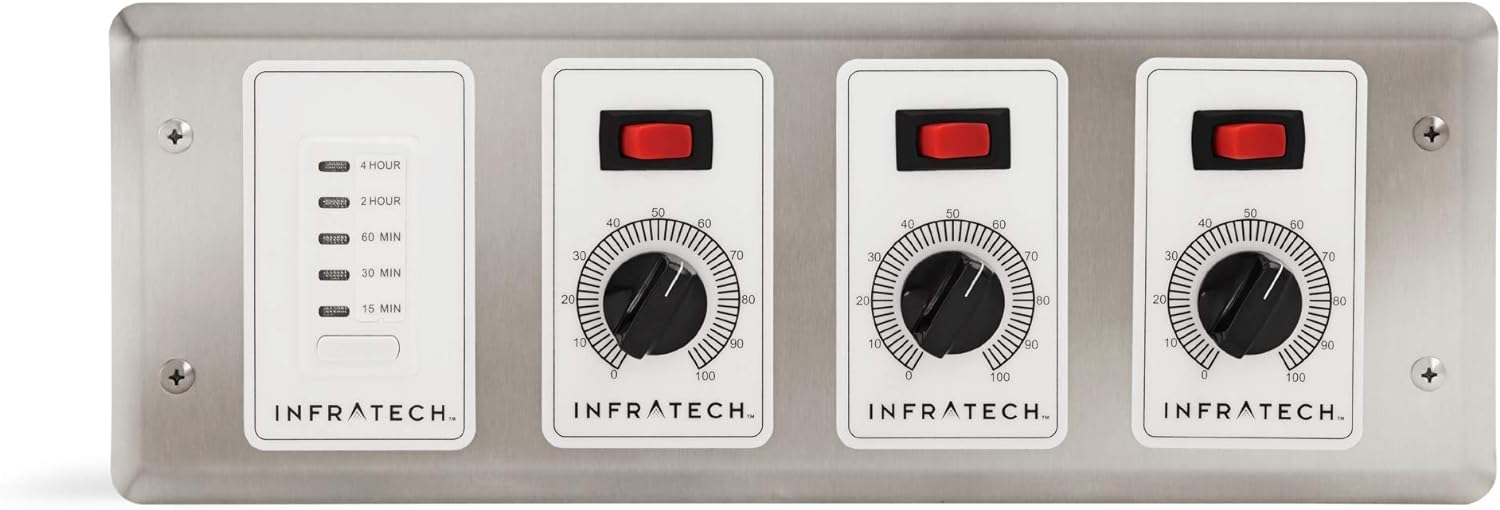 Infratech 3 Zone Analog Controller w/Digital Timer | Part No. 30-4047 ...